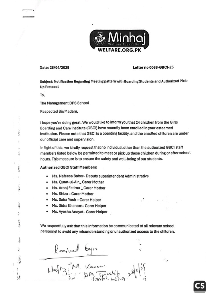 0066 Dps Letter | PDF