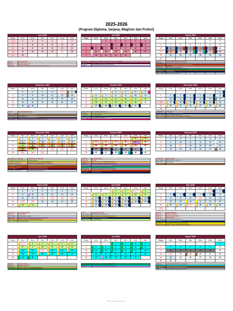 Kalender Akademik UMN 2025 2026 | PDF