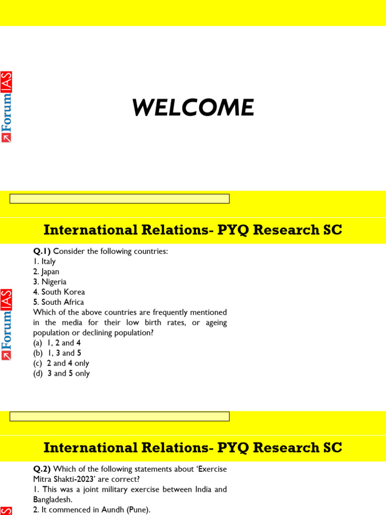 01 PPT IR PYQ Research SC 2024 2020 @upscmartofficial VictoryAnthem | PDF | Territorial Waters ...