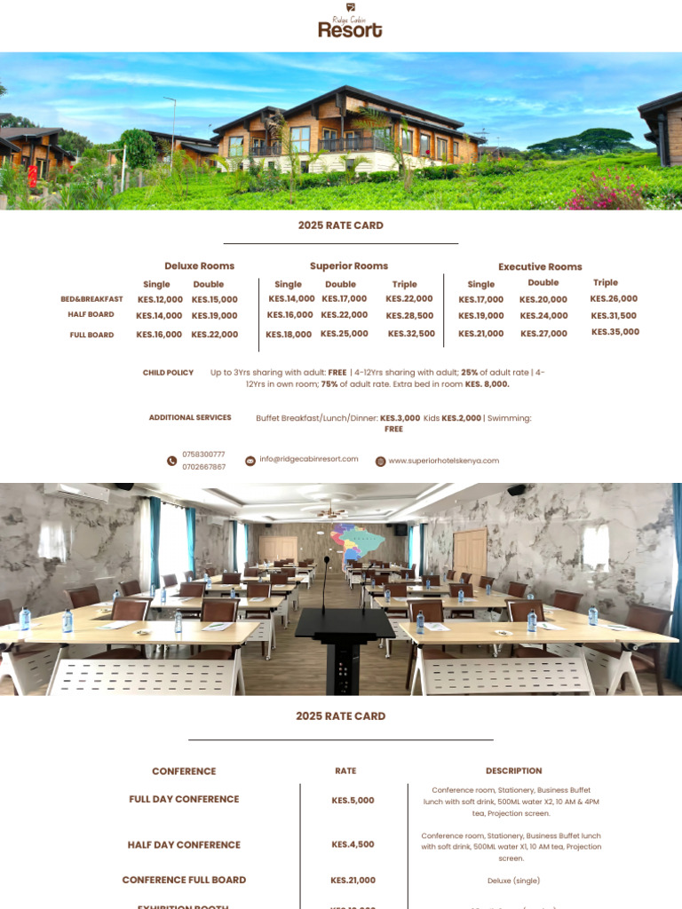 RCR Revised Rate Card 2025 | PDF