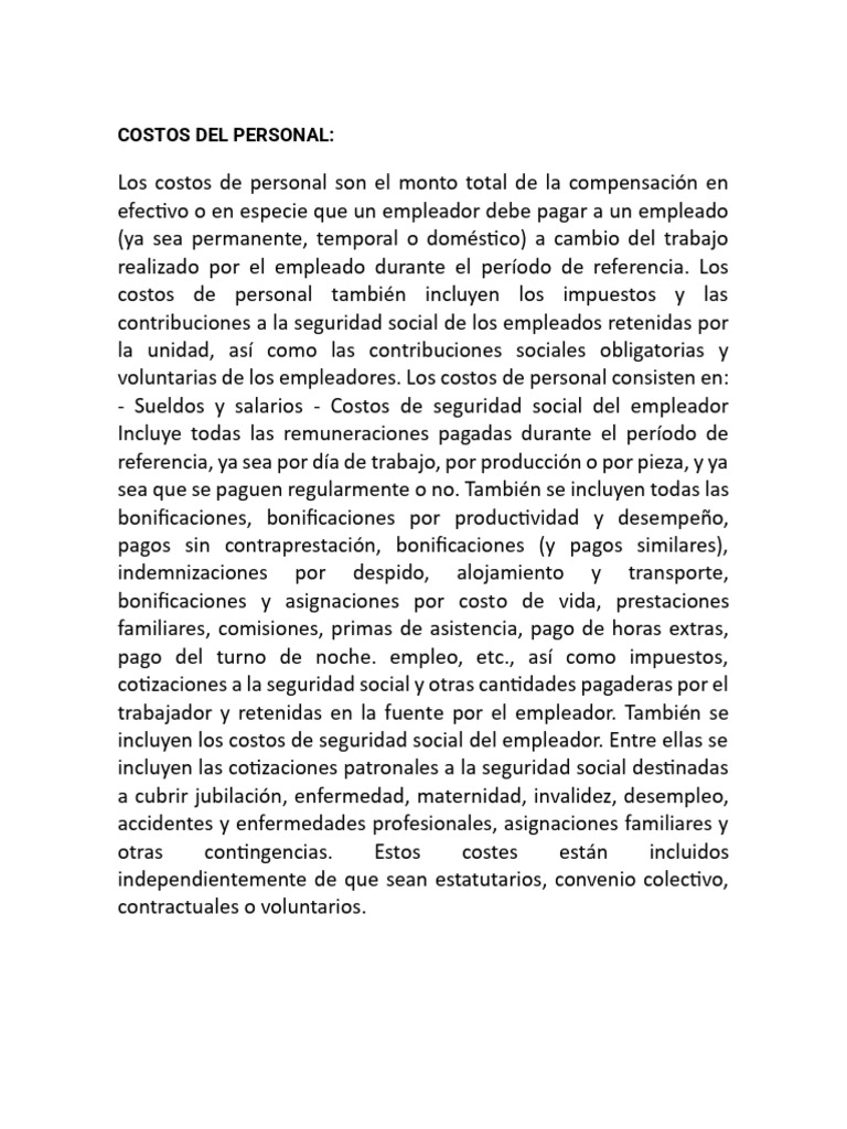 proyecto final FLJ | PDF | Salario | Negocios económicos