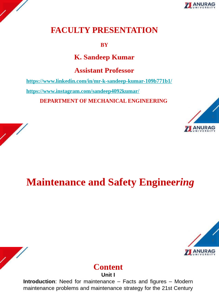 Faculty PPT Course Wise Template | PDF | Reliability Engineering
