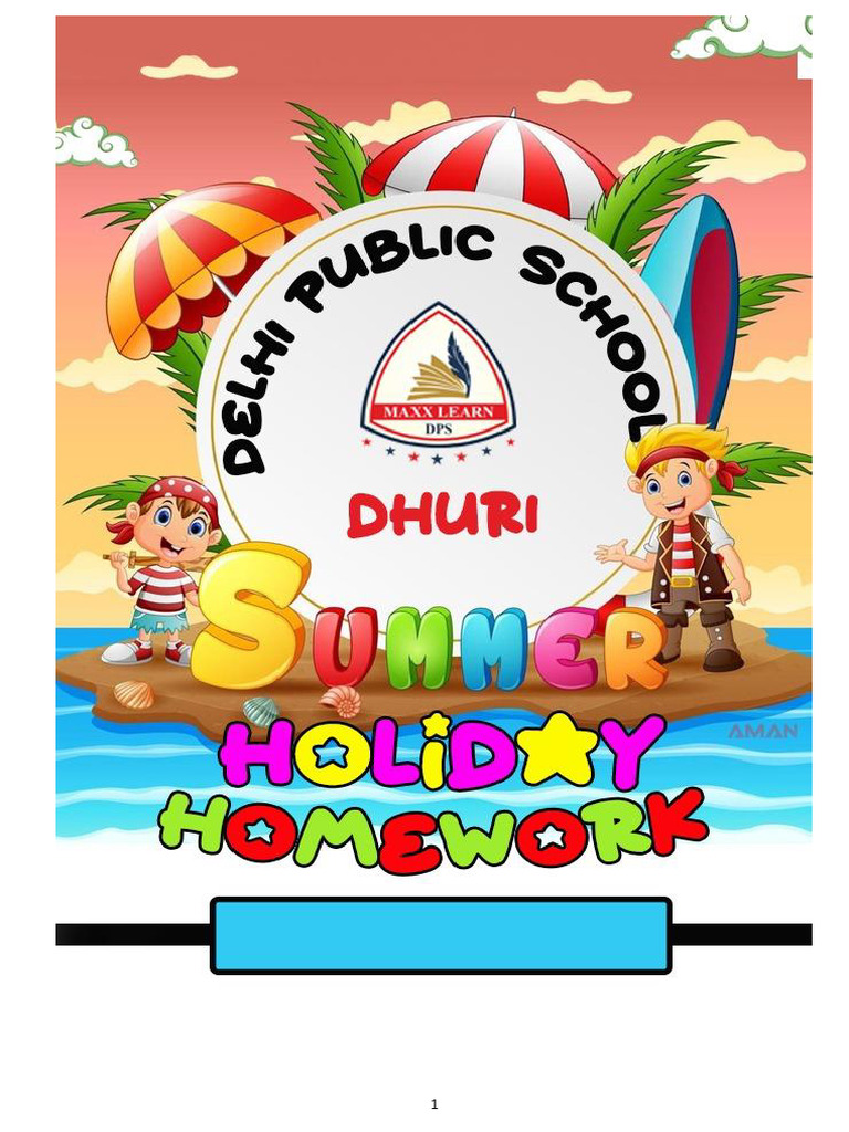 Grade-5 Holiday Homework | PDF
