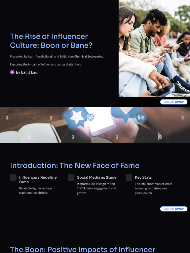 The Rise of Influencer Culture Boon or Bane | PDF | Social Psychology ...