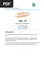 Hackathon Problem Statements | PDF