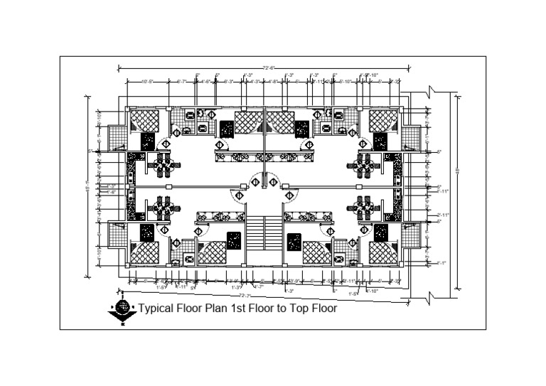 Building Plan With Dimension | PDF