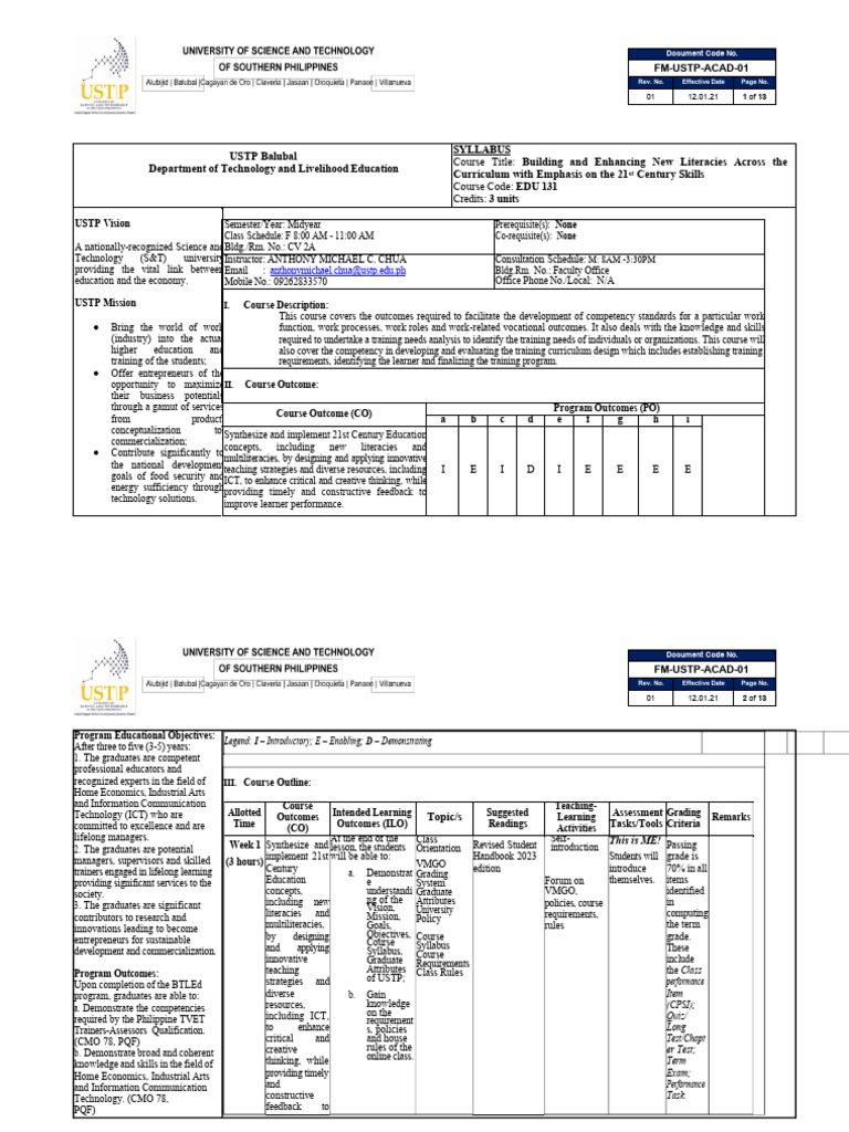 Edu 131 - Building and Enhancing New Literacies Across The Curriculum ...