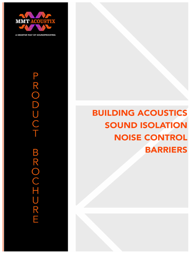 MMT Acoustix Soundproofing Solutions Brochure | PDF