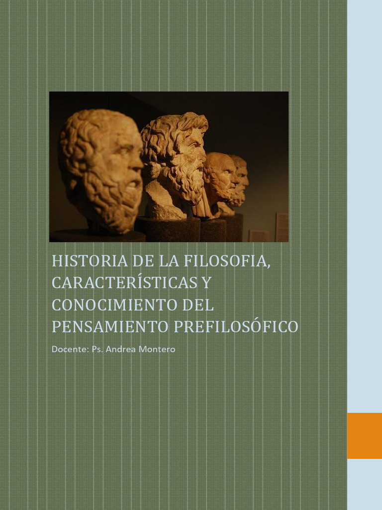 Características del Pensamiento Prefilosófico | PDF | Escepticismo ...