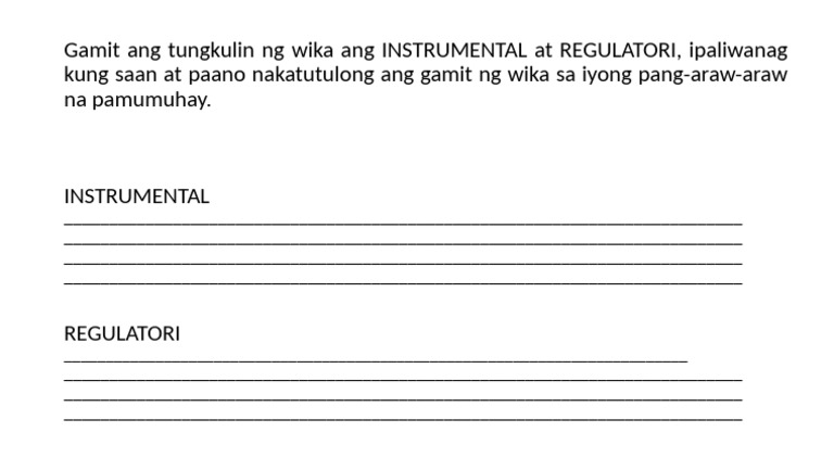 Activity Sheet Sa Komunikasyon | PDF