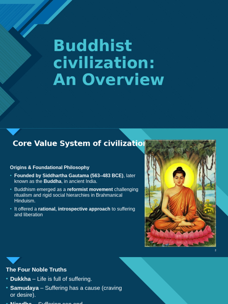 Buddhist Civilization | PDF | Noble Eightfold Path | Four Noble Truths