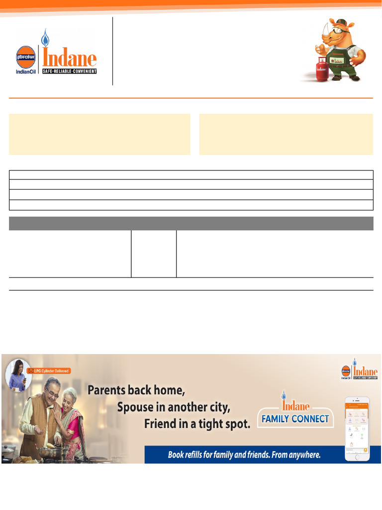 LPG Refill Invoice and Safety Guidelines | PDF | Liquefied Petroleum Gas