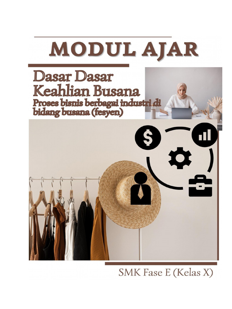 Modul Ajar Fase e Proses Produksi Busana | PDF