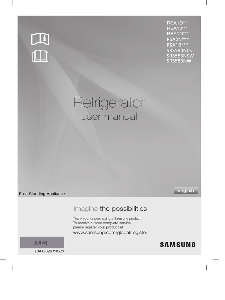 Samsung Side Door DA68-02439K - 21 - XTL - ES - EN - R134a | PDF ...