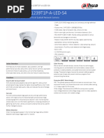 DH IPC HDW1239T1 LED S5 Datasheet | PDF | Camera | Video
