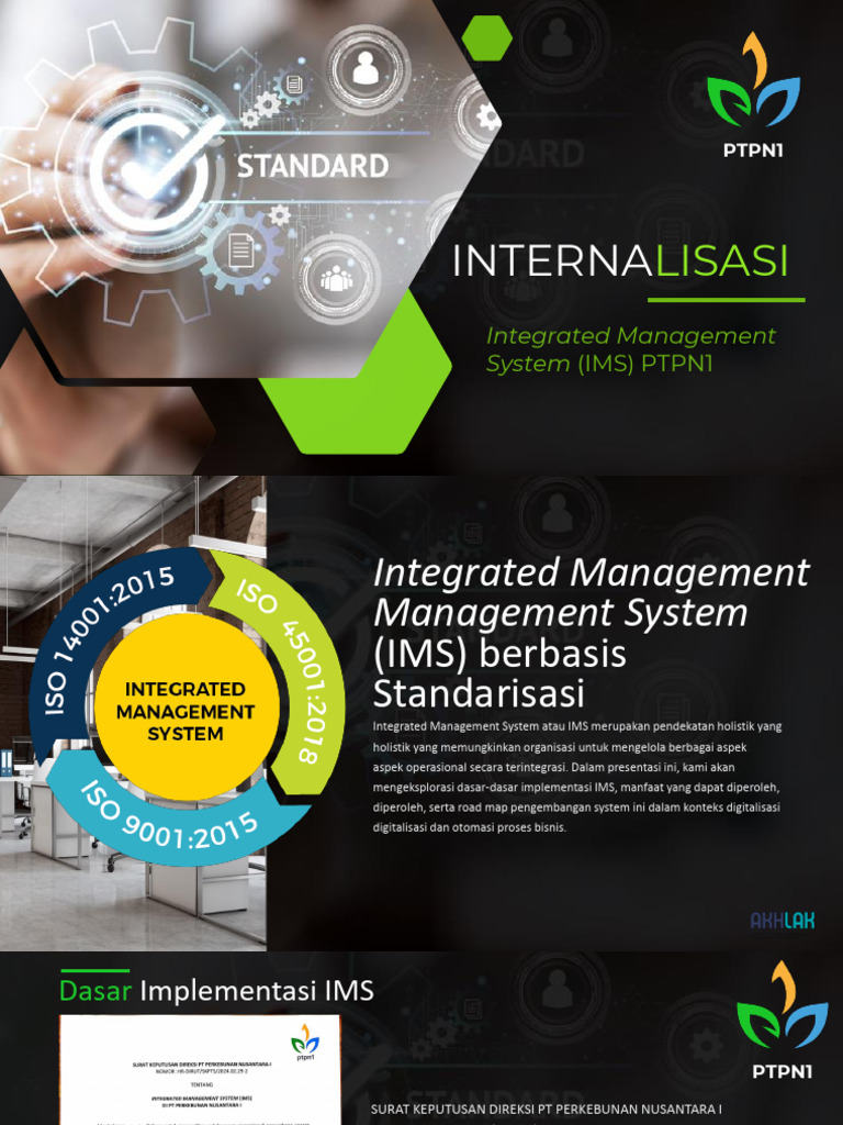 Presentasi Sosialisasi IMS Di Region - Rev.01 | PDF | Strategic ...