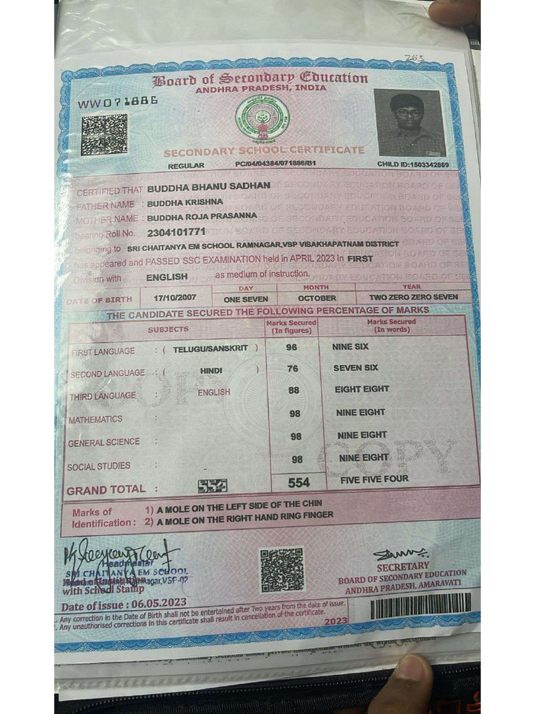 10th Marks | PDF
