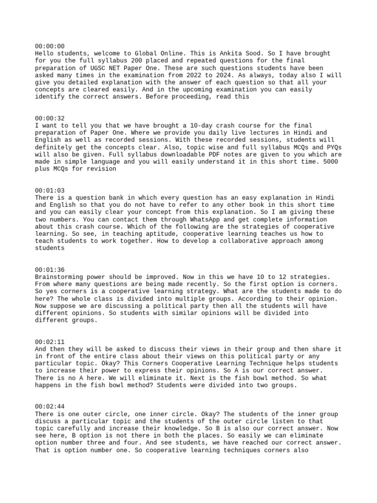 NoteGPT - 500+ Repeated PYQs For UGC NET Paper 1 - Full Syllabus Revision For June 2025 ...