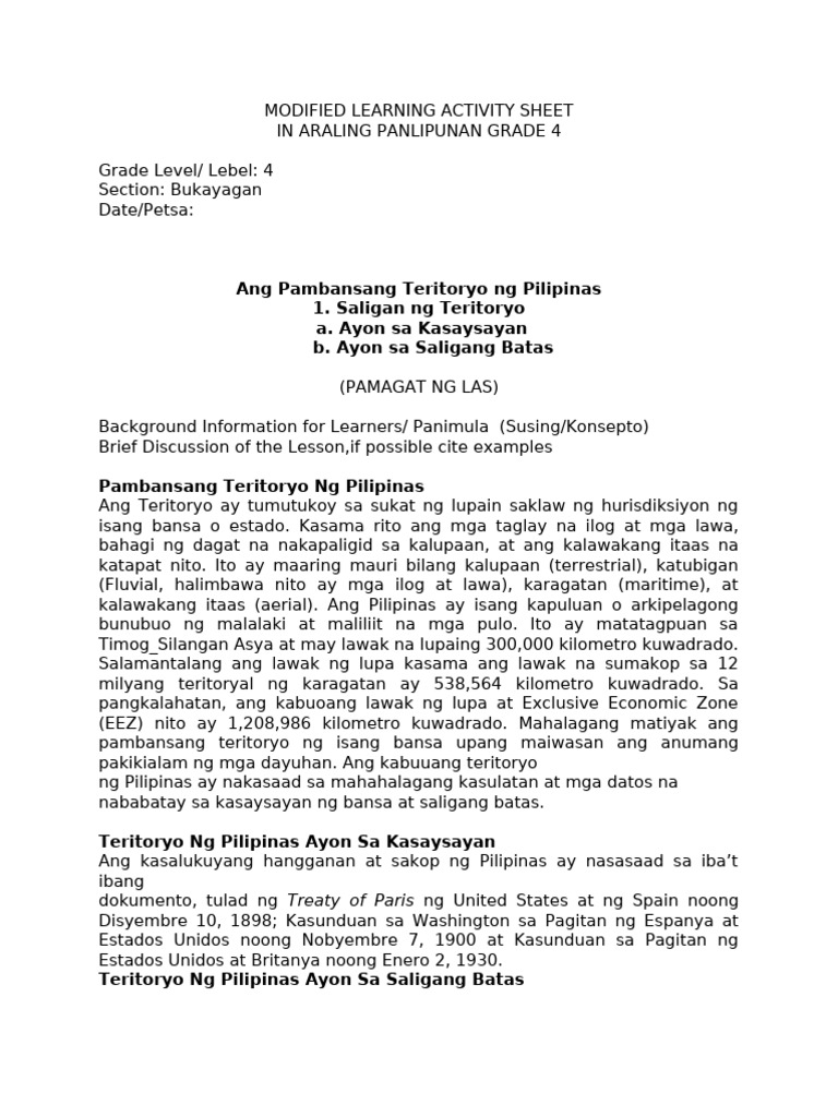 AP 4 - q1 Week 3 (Iped) | PDF