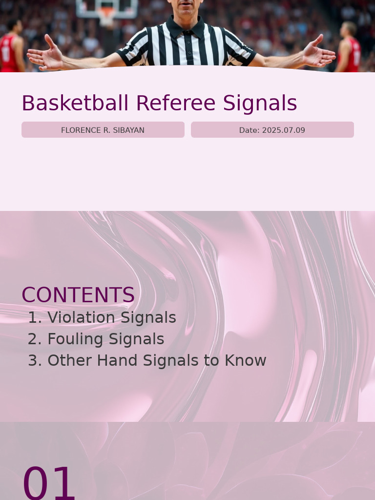 Basketball Referee Hand Signals Guide | PDF | Indoor Sports | Athletic ...
