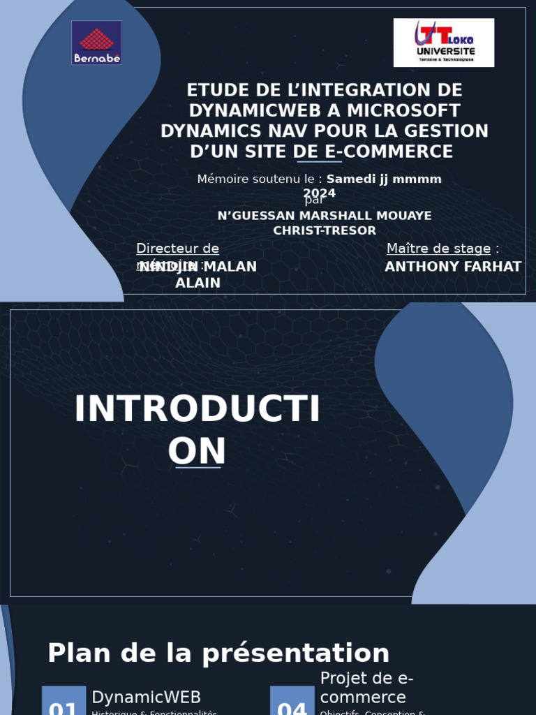 Présentation SOUTENANCE 2024 | PDF | Commerce électronique | Gestion de ...