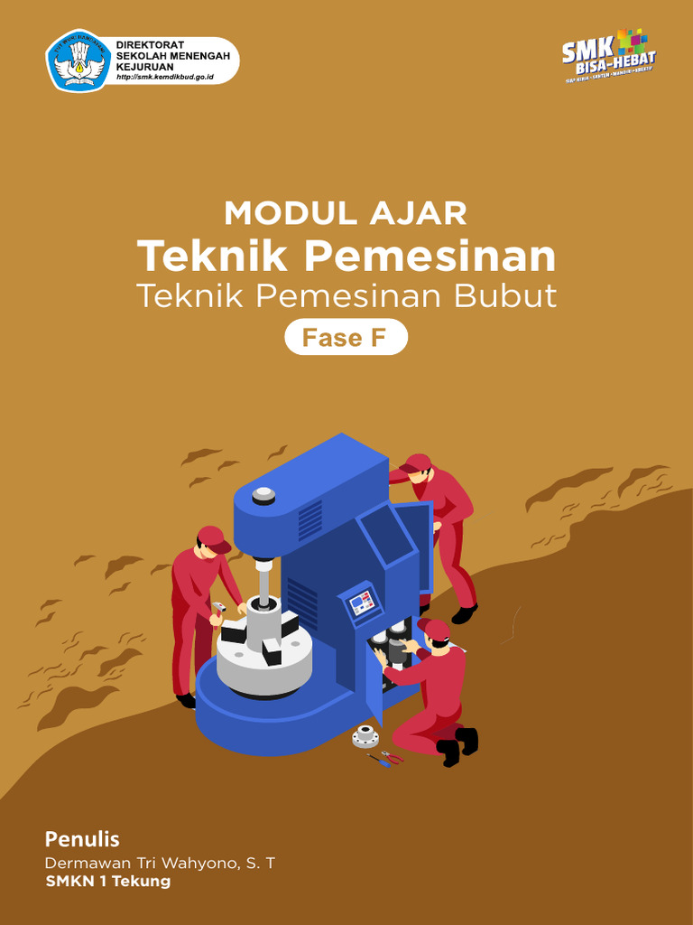 Modul Ajar Teknik Pemesinan - Parameter Pemotongan Mesin Bubut - Fase F | PDF