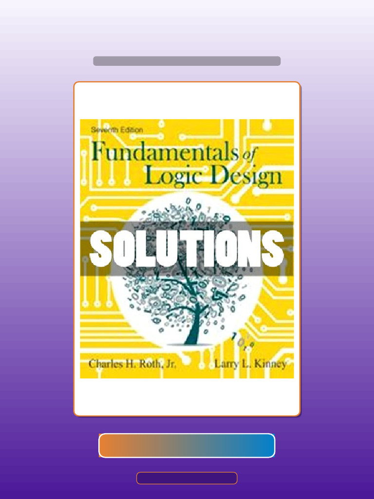 Fundamentals of Logic Design 7 Ed Roth | PDF | Knowledge | Science