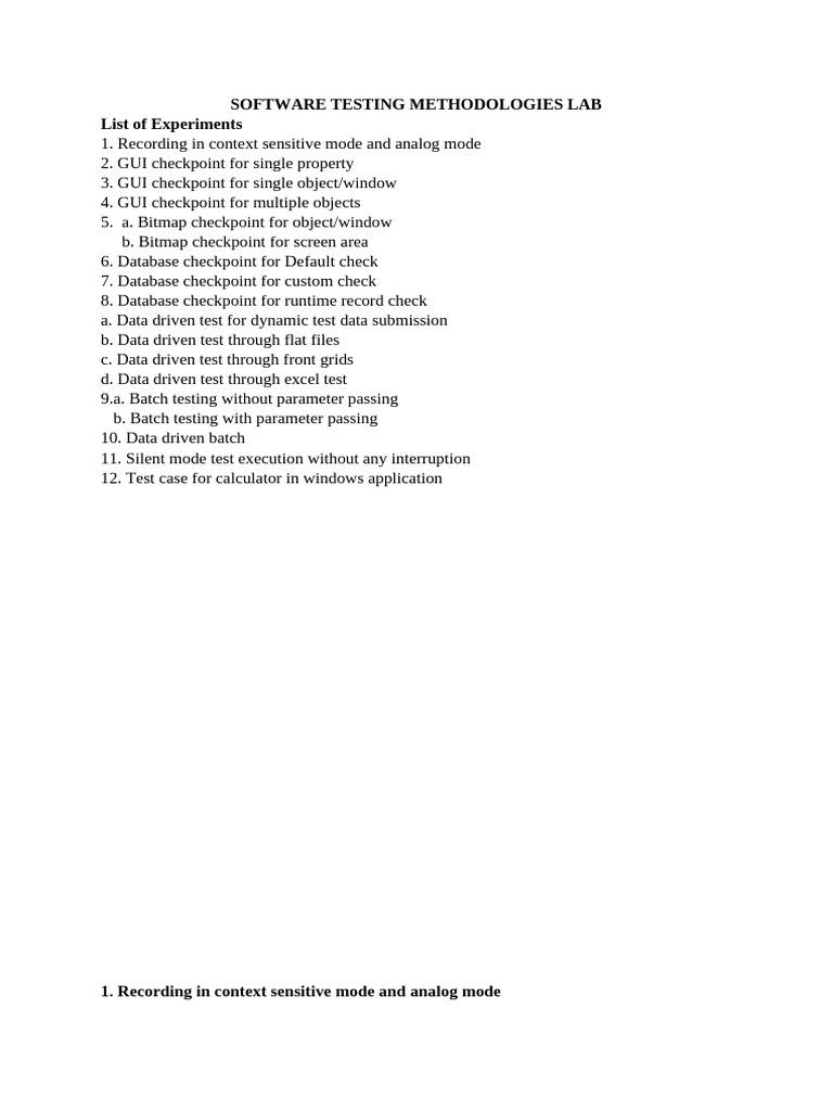 SPM Lab Manual | PDF | Selenium (Software) | Scripting Language