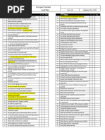 Drilling Rigs Inspection Checklist | PDF | Drilling Rig | Personal Protective Equipment