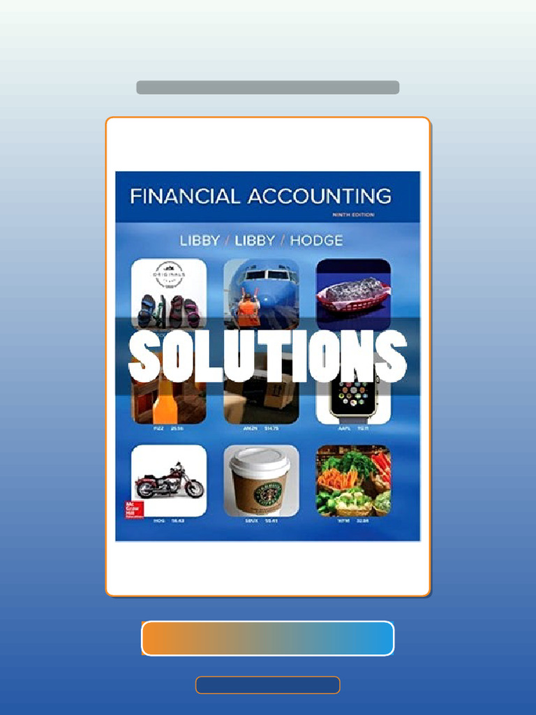 Financial Accounting 9 Ed Libby | PDF | Multiple Choice | Science