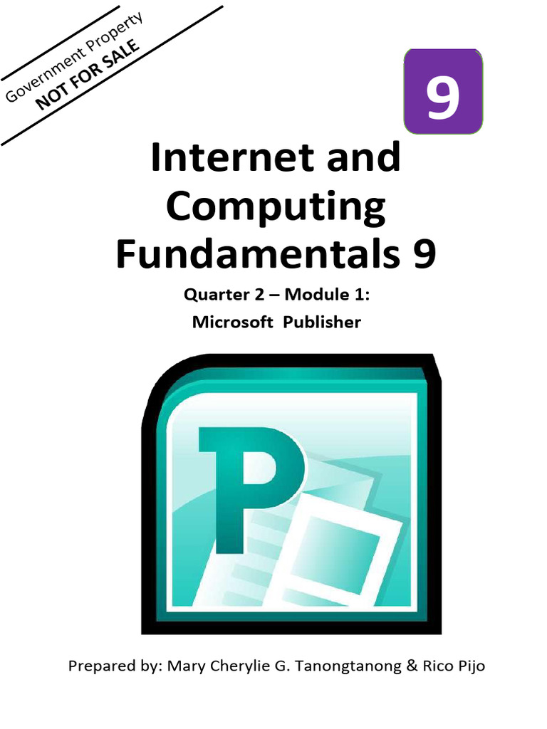 Elective 9 - Icf 9 Quarter 2 Module 1 (Tanongtanong-Pijo) | PDF | Software | Computing