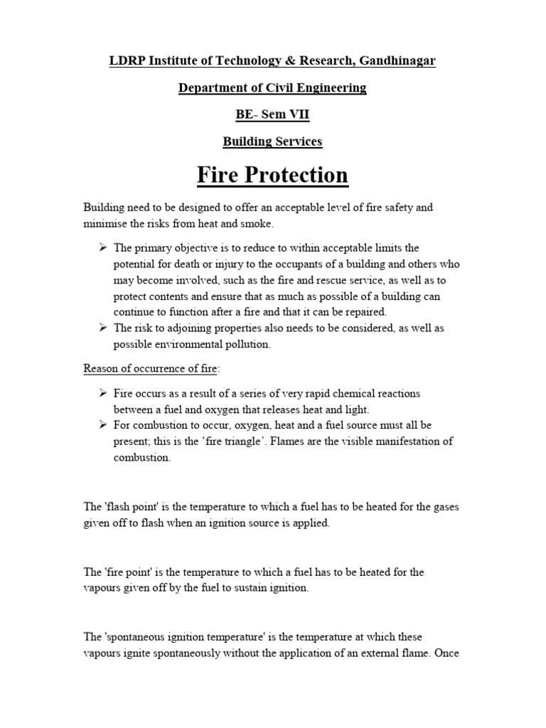 Fire Protection | PDF | Fires | Plaster