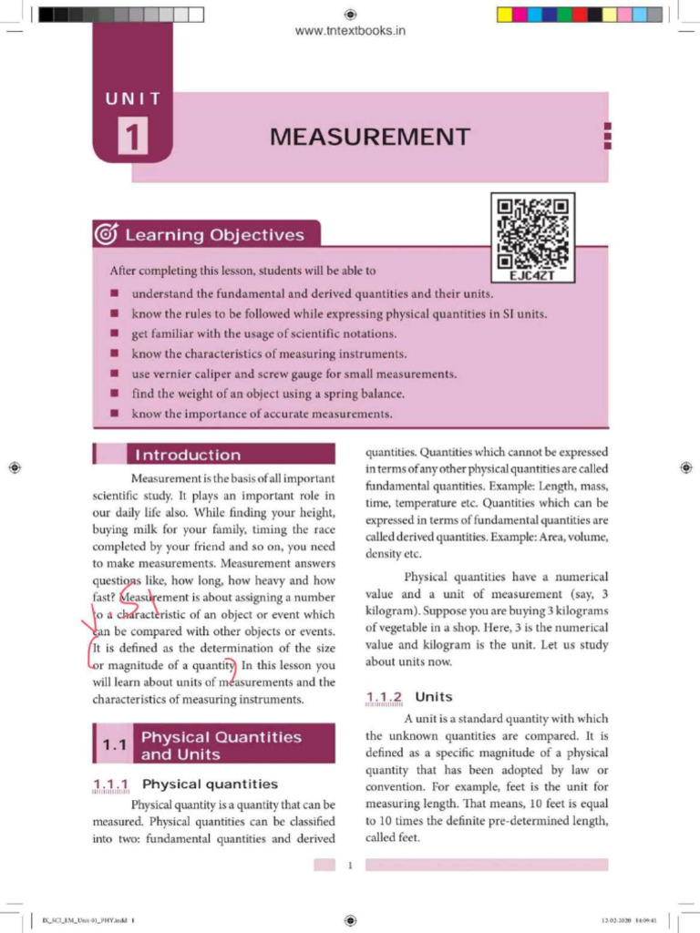 Science em Measurement Lesson. | PDF