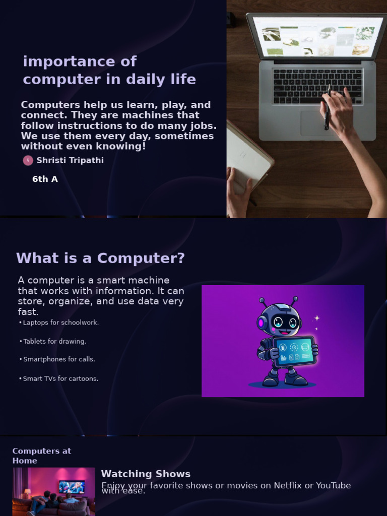 Importance of Computer in Daily Life | PDF | Computing