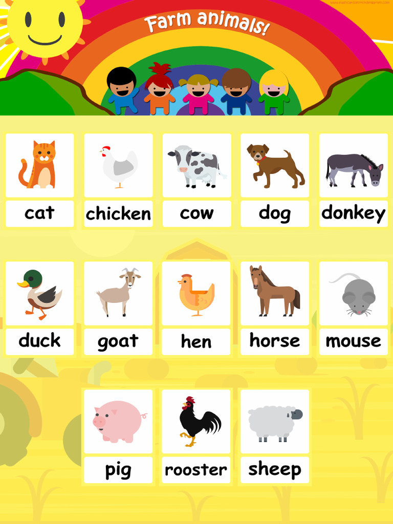 Farm Animals Poster | PDF