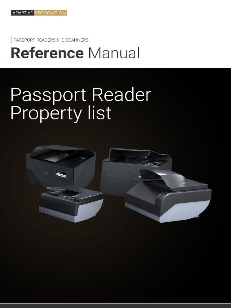 Passport Reader Property List Guide | PDF | Image Resolution | Optical ...