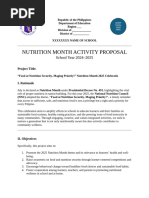 Nutrition Month 2025 Script | PDF