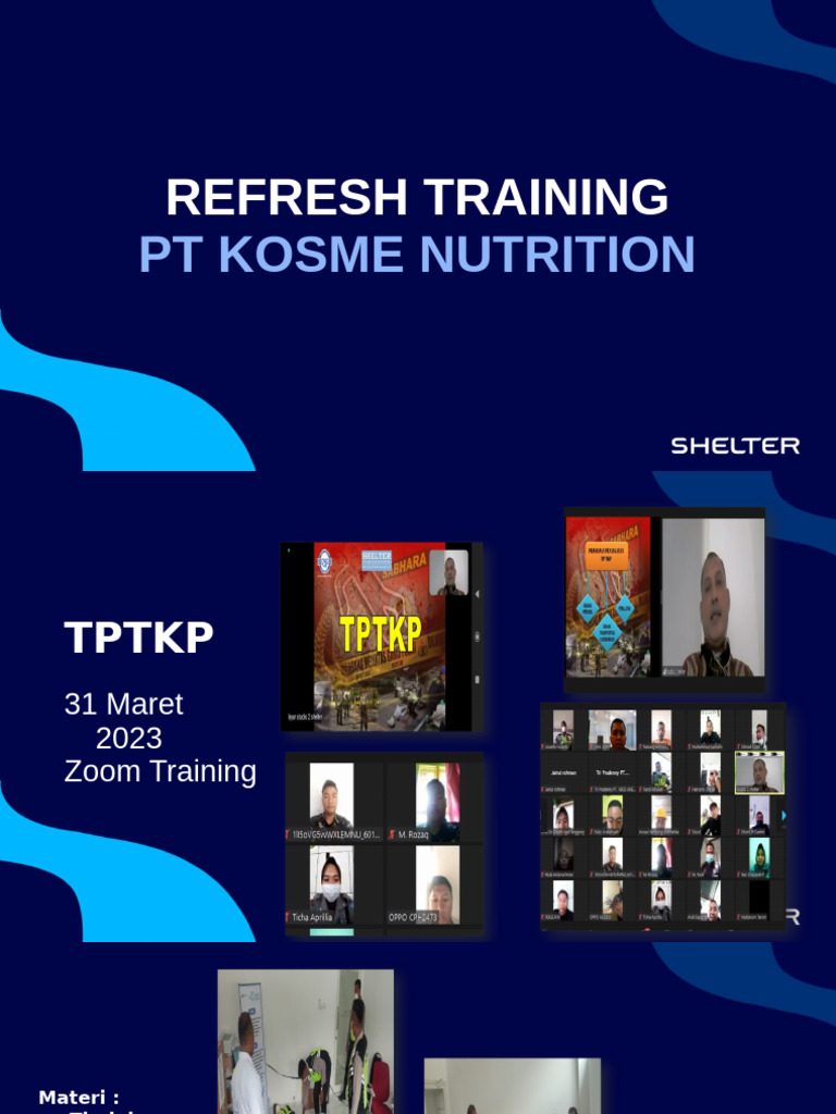 Laporan Pelatihan Security (Shelter) Tahun 2023 | PDF