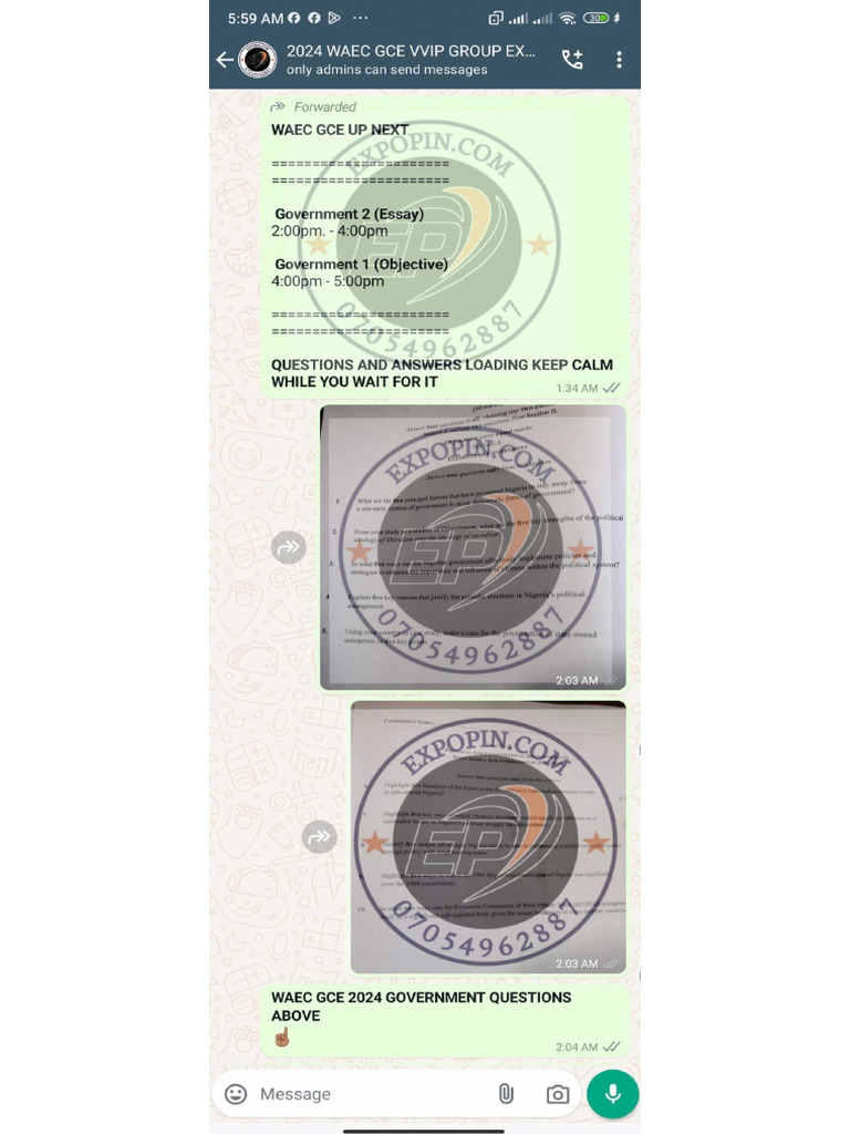 Waec Gce 2024 Government Second Series Q | PDF