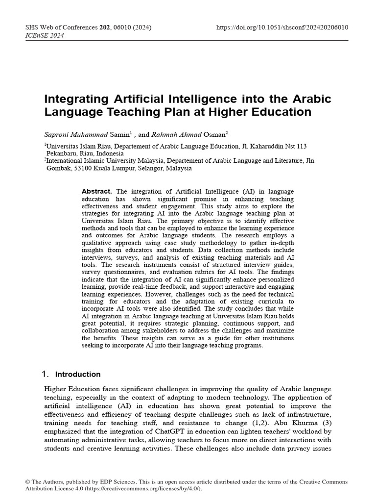 Integrating Artificial Intelli | PDF | Artificial Intelligence | Intelligence (AI) & Semantics