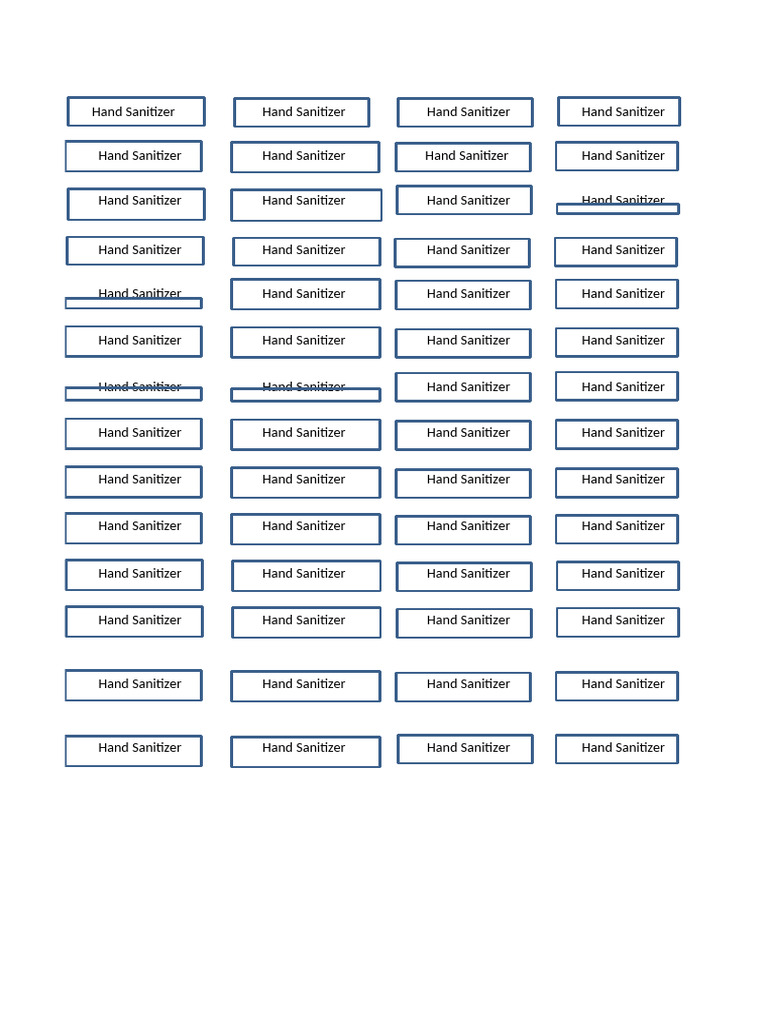 Hand Sanitizer | PDF
