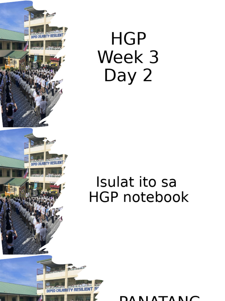 HGP Week3 Day2 | PDF