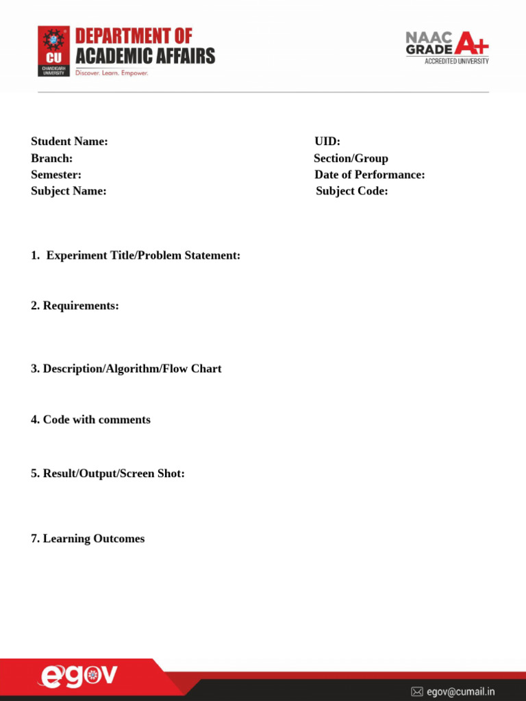 Worksheet Format (Python Lab) | PDF