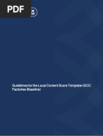 Guidelines For The Local Content Score Template (At Entity Level) | PDF ...