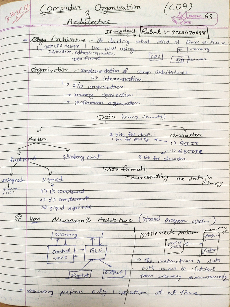 COA Handwritten Note | PDF