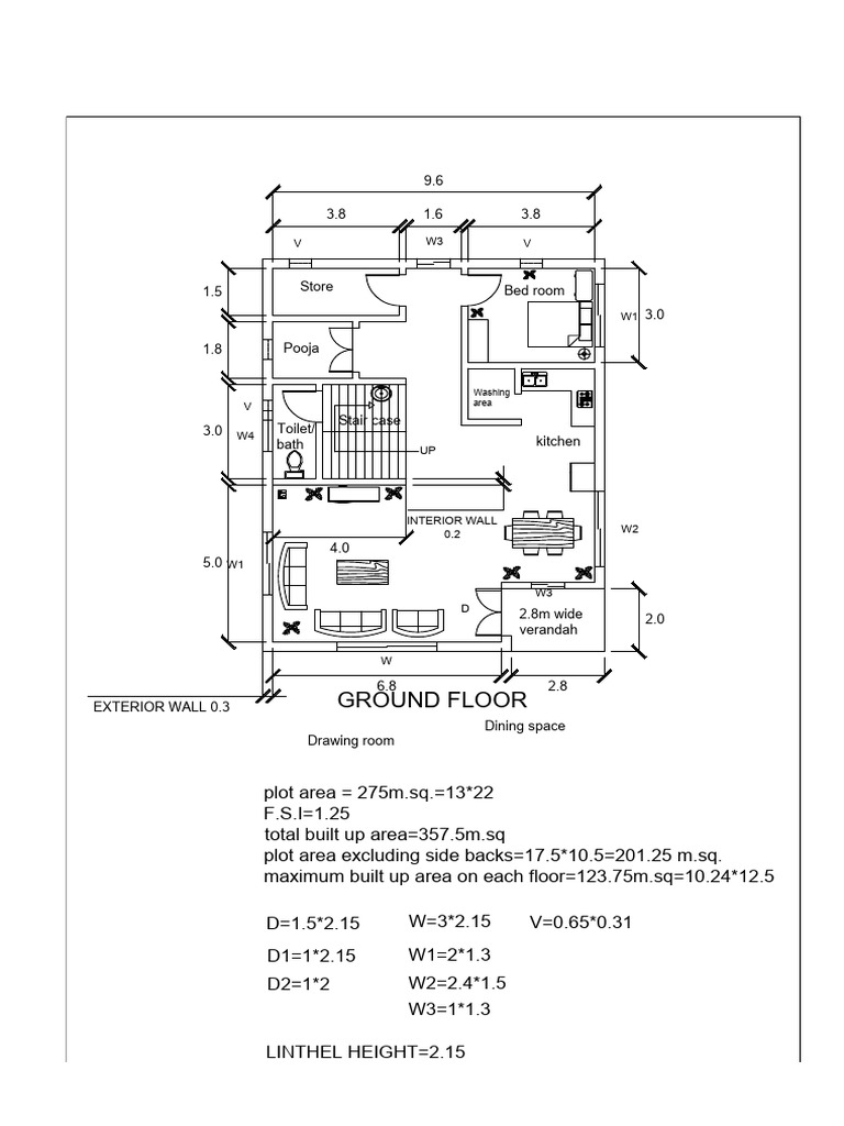 Ground Floor: Washing Area | PDF