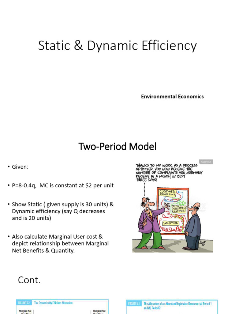 Static & Dynamic Efficiency - Final - Updated | PDF | Economics | Sustainability