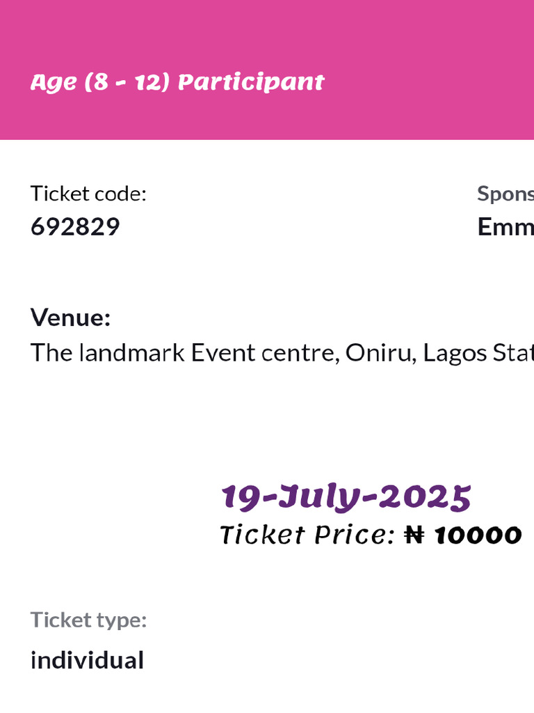 SteamFest Ticket | PDF