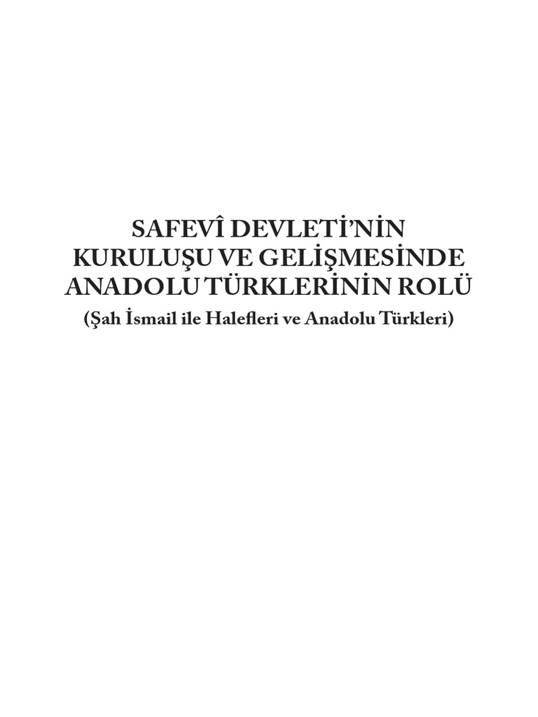 Safevi Devleti | PDF
