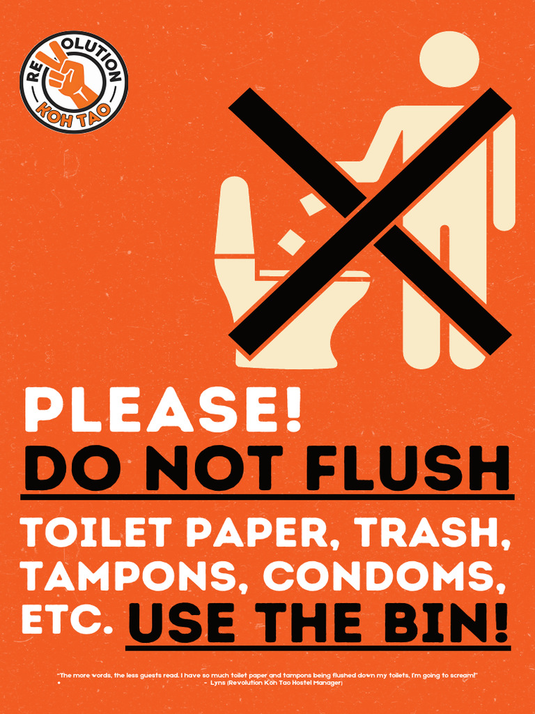 Please! Do Not Flush | PDF